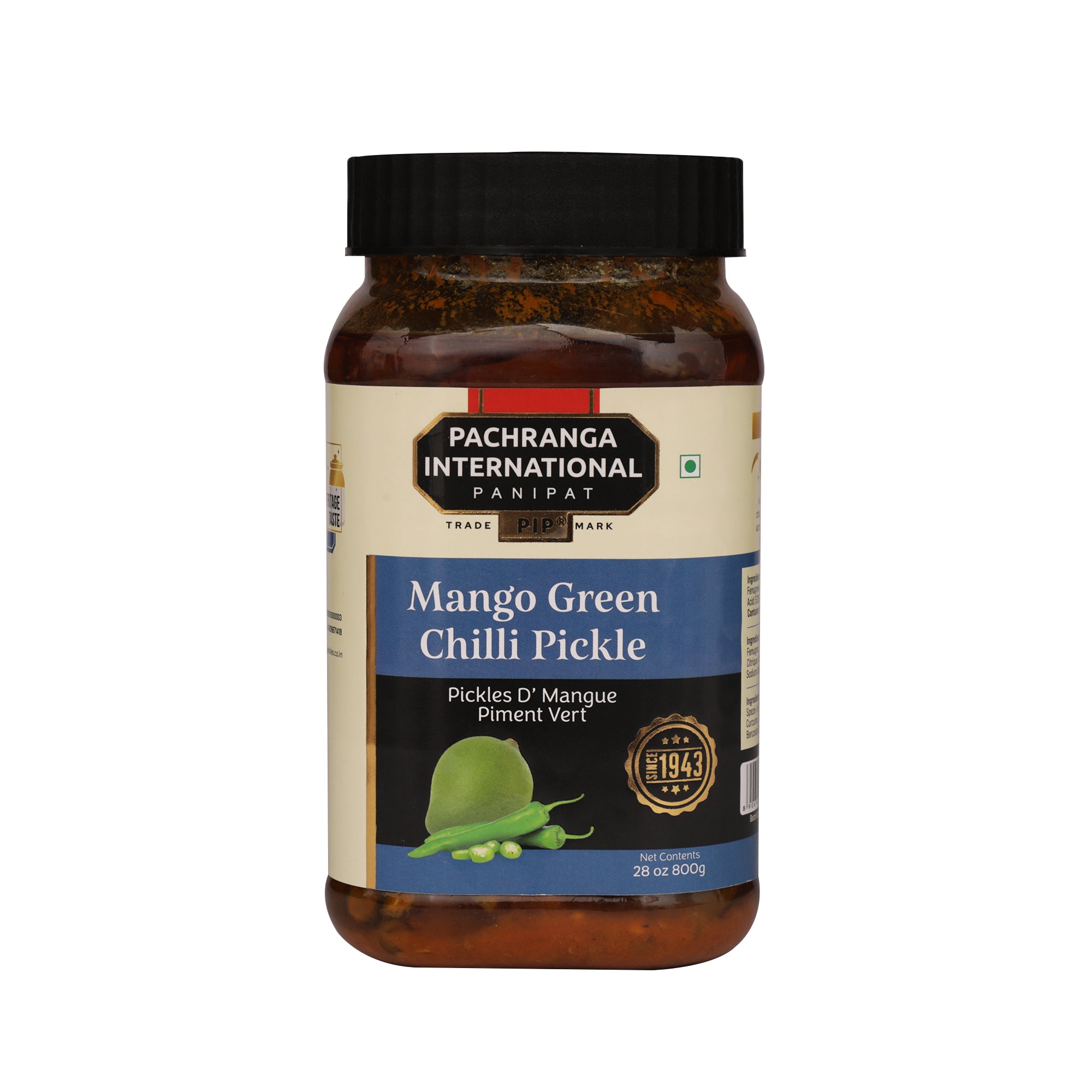MANGO GREEN CHILLI PICKLE – Pachranga International Pickles