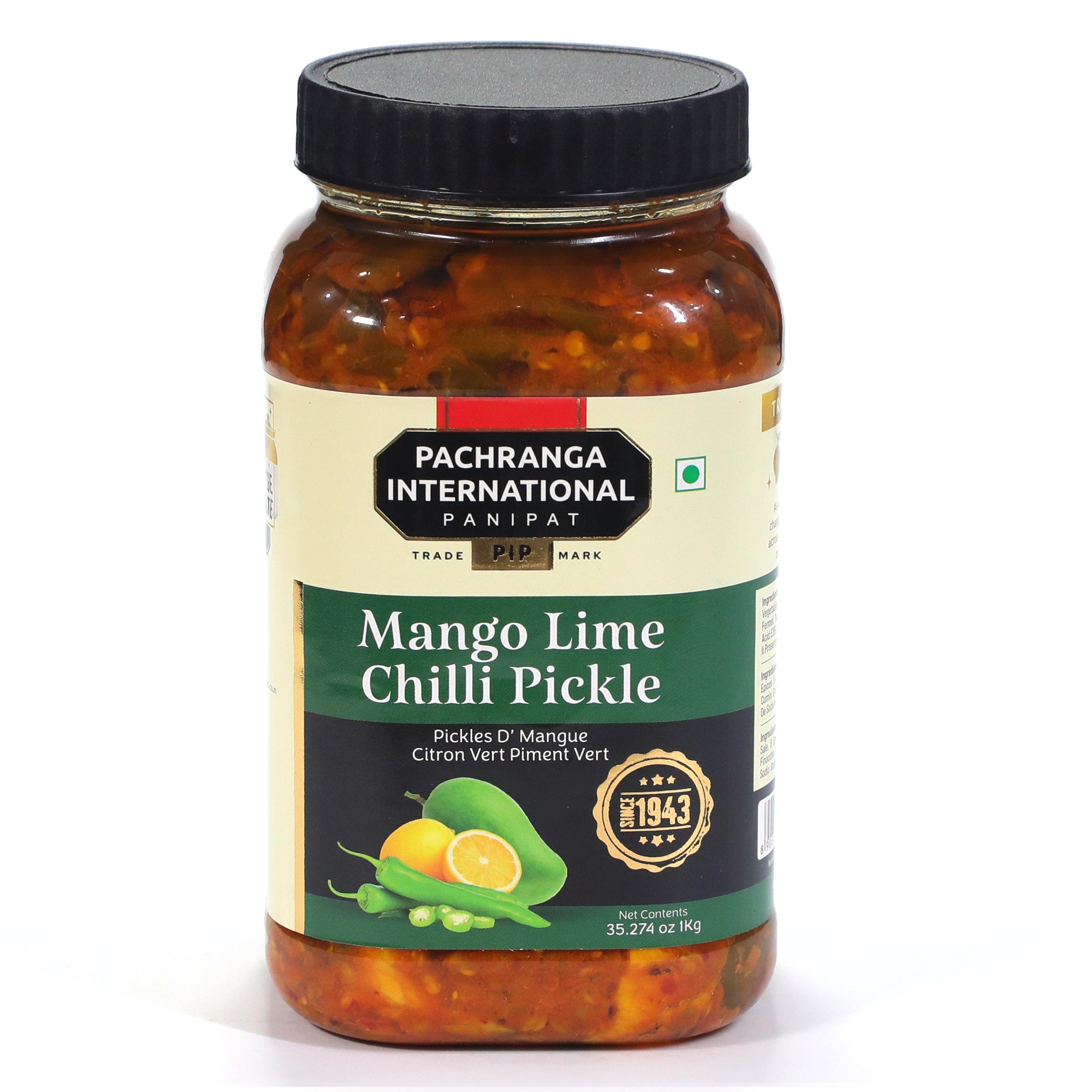 MANGO LIME CHILLI PICKLE – Pachranga International Pickles